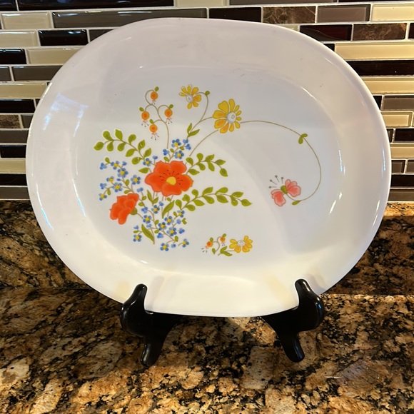 Corelle | Dining | Vintage Corelle Wildflower By Corning 2 Oval Serving Platter | Poshmark